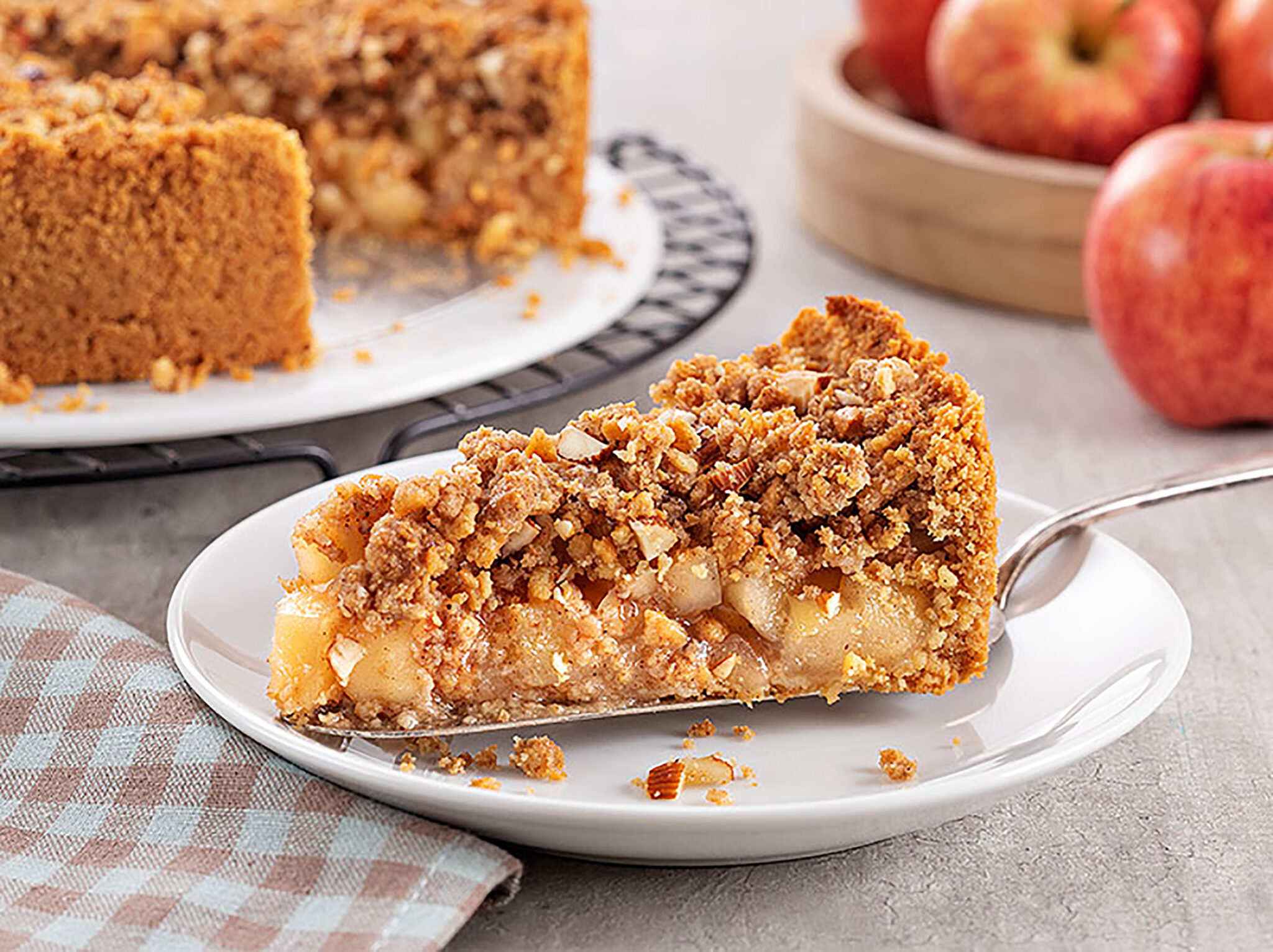Torta de Maçã com Crumble é aposta para dias de jogo - Marramaque